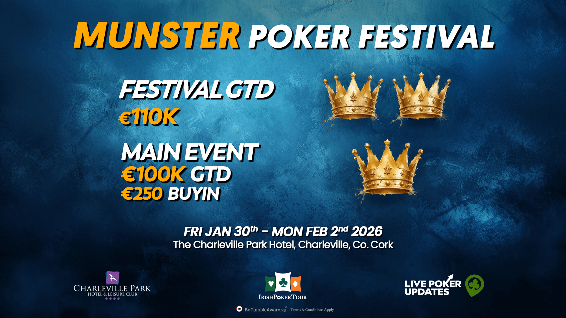 Irish Poker Tour – Live Poker Updates