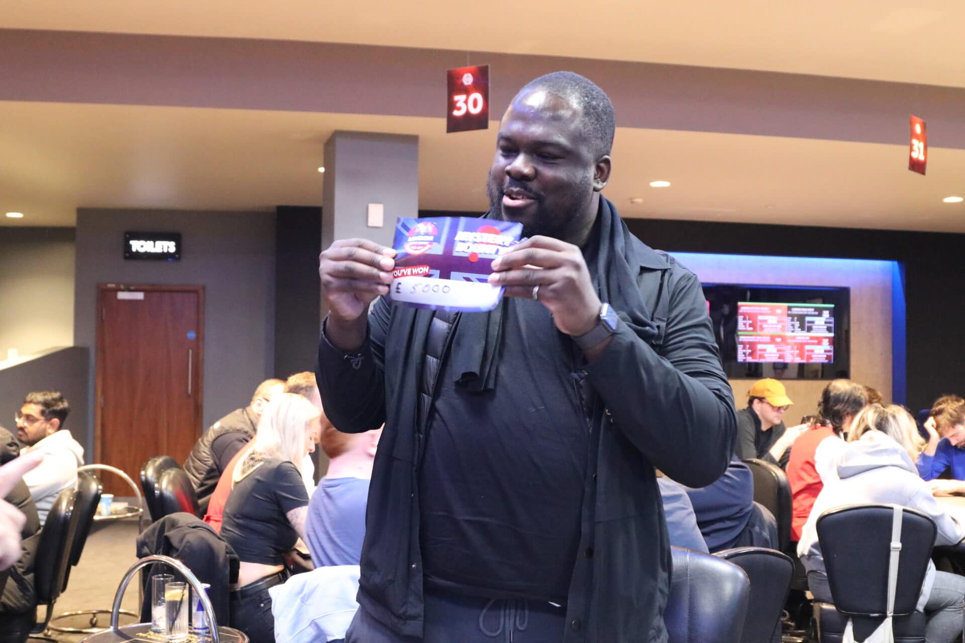 What a final table start for Kitete Kikumba Johnson