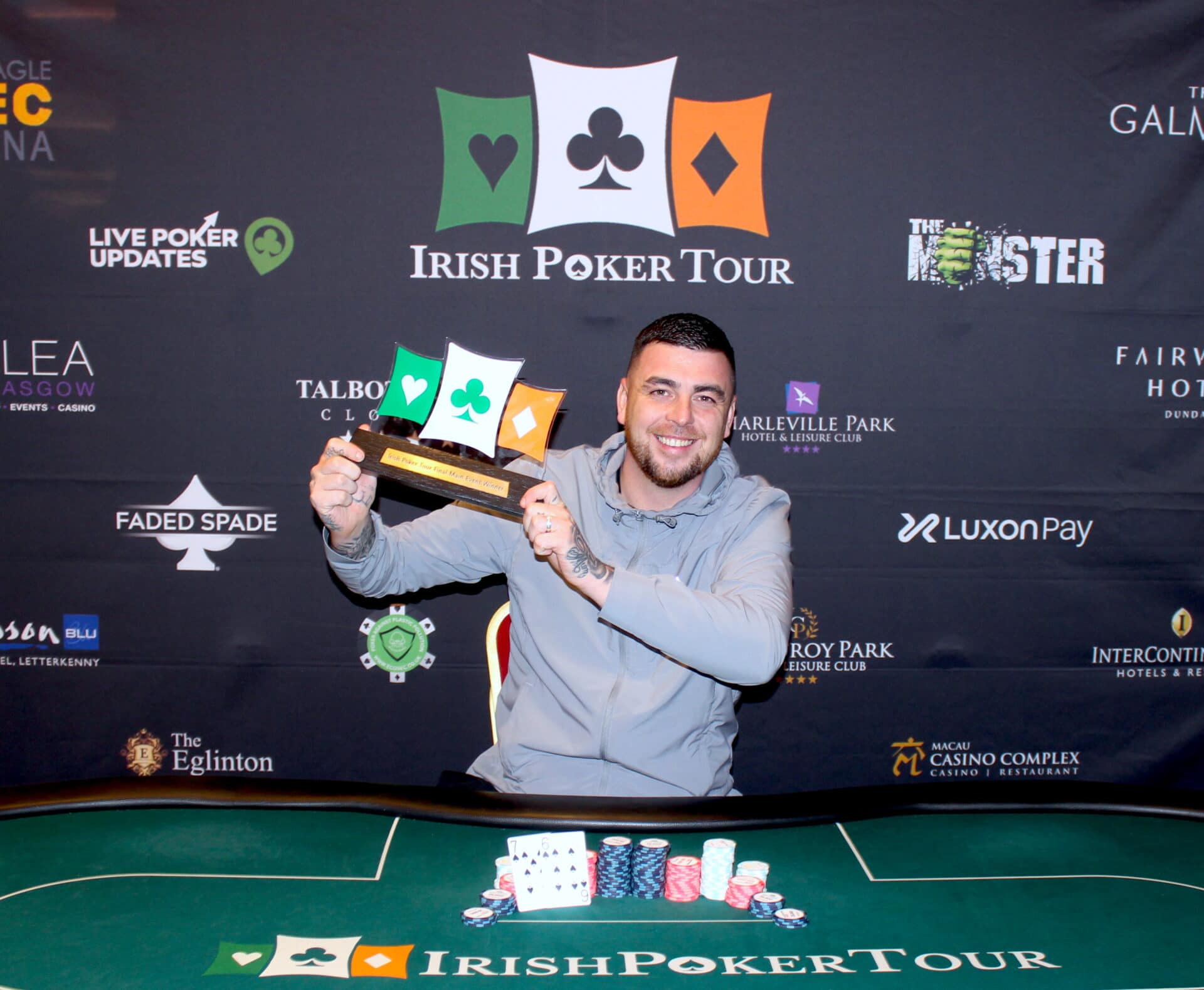 Winner of the €200k for €200 Main Event Final after a 2-way deal ...