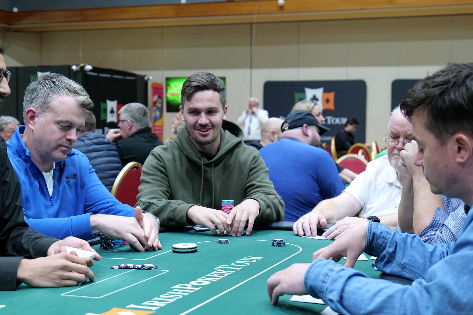 Mitch Hynam Galway Main Event Winner arrives